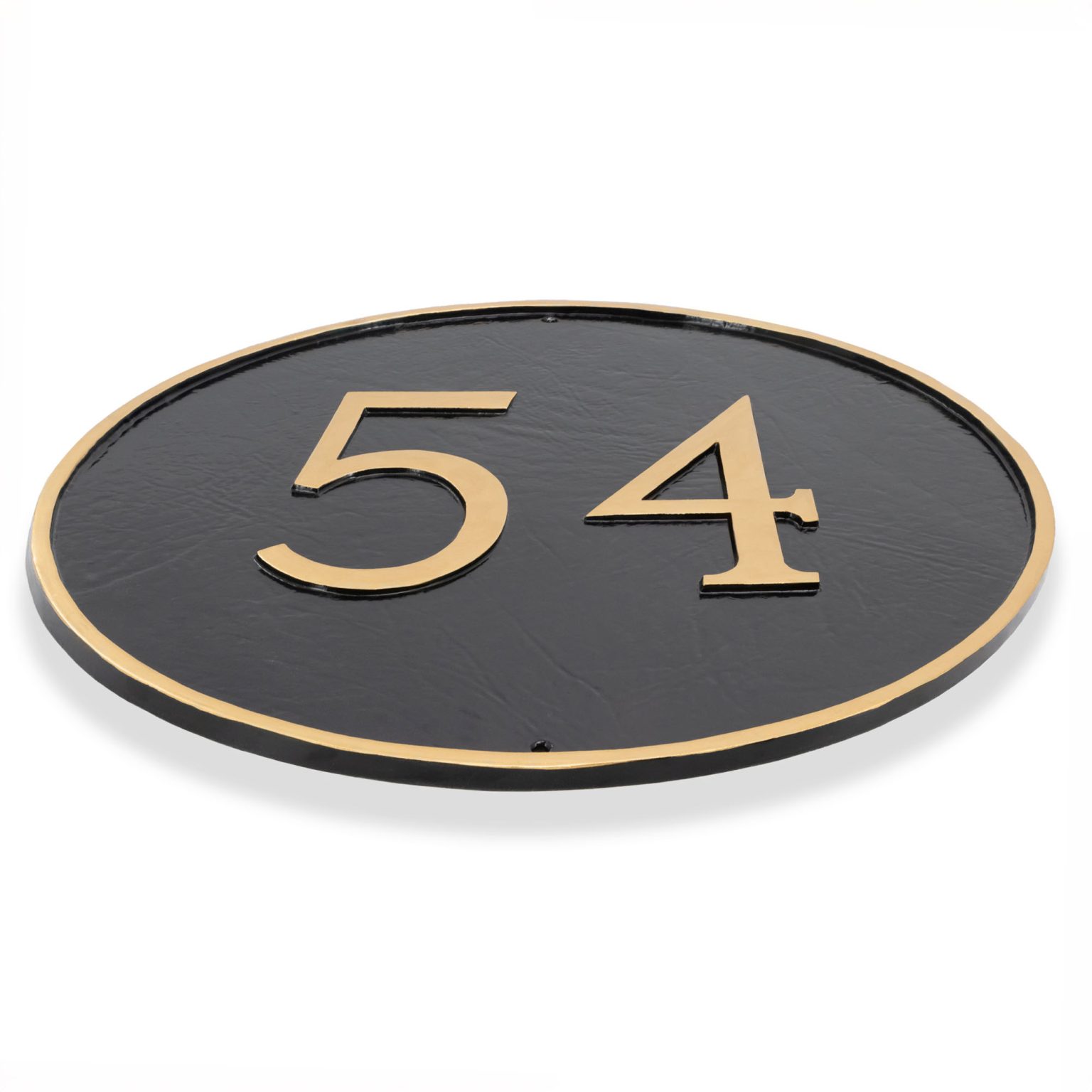 Horizontal Floating Modern Address Plaque (3″ Numbers – 5 Characters ...