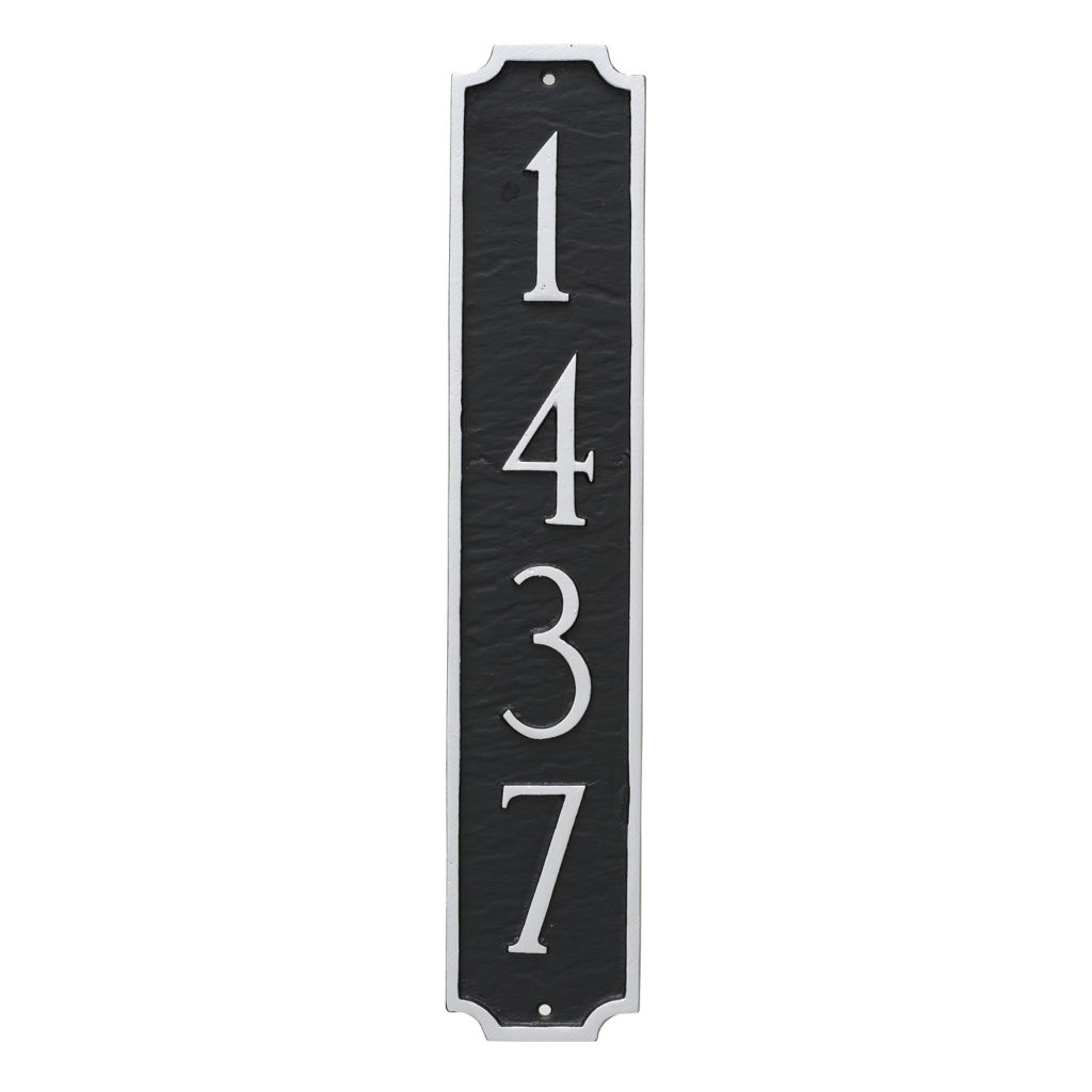 Princeton Column Address Sign Plaque – Montague Metal Products