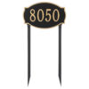 Cambridge Standard One Line Address Sign Plaque with Lawn Stakes ...