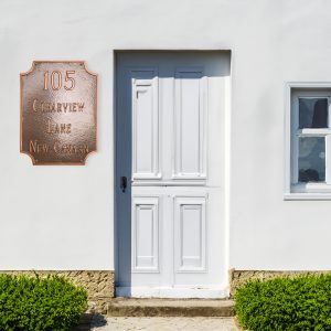 Waterford Multi Line Address Sign Plaque – Montague Metal Products