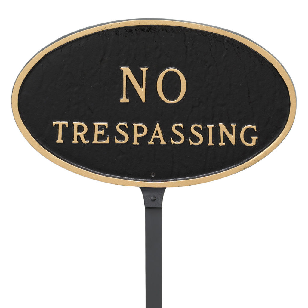 6-x-10-small-oval-no-trespassing-statement-plaque-sign-with-17-5