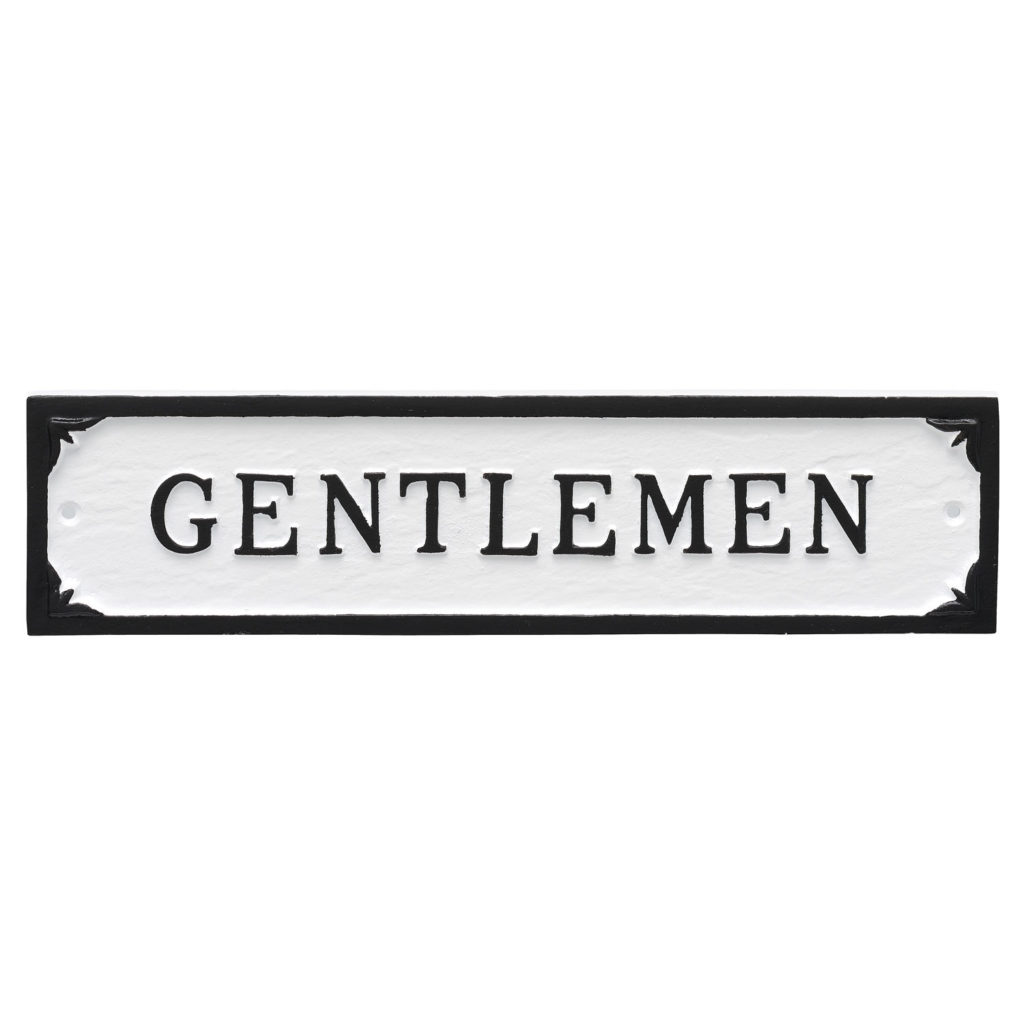 Bathroom Signs – Montague Metal Products