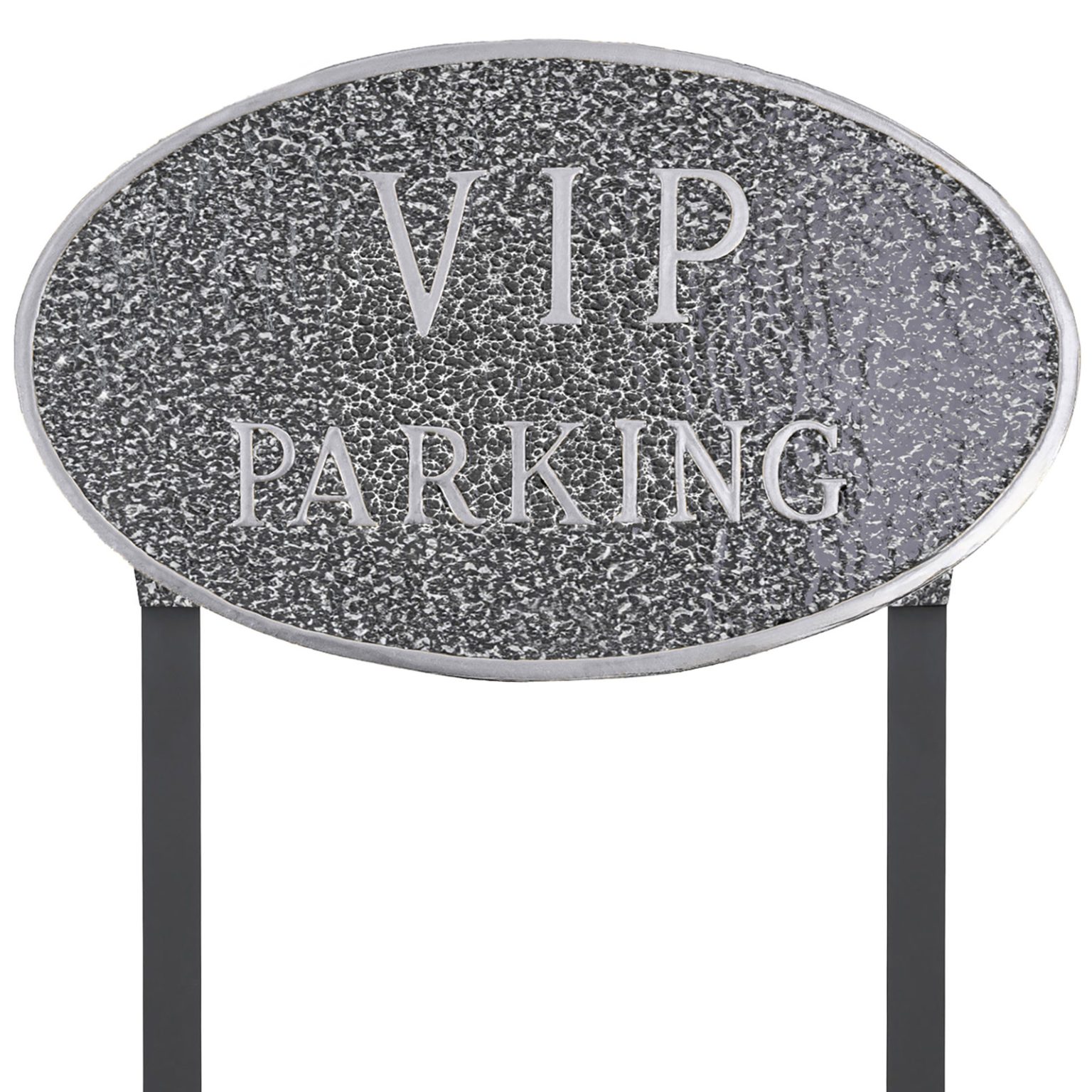 Oval VIP Parking Statement Plaque Sign (Mount, Size & Color Options ...