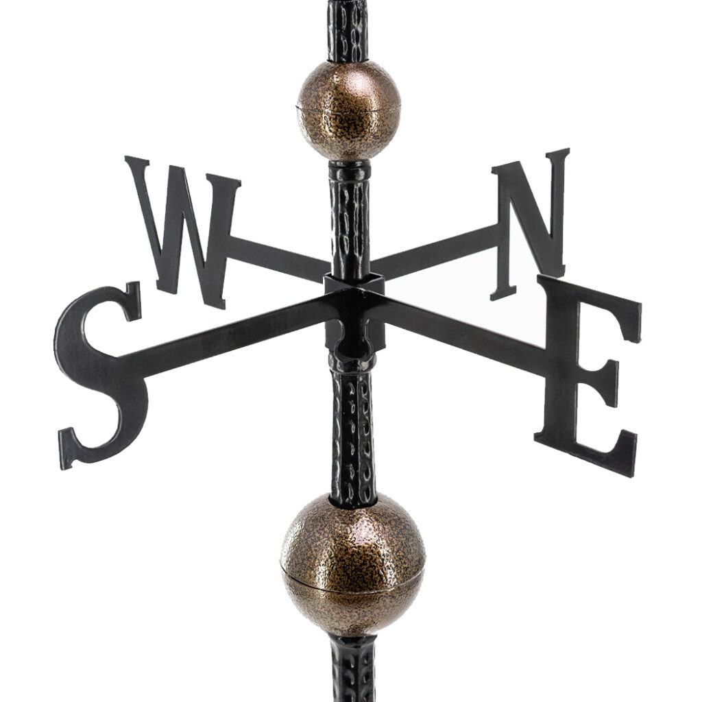 Deluxe Metal Serif Monogram Letter Weathervane (Color, Letter & Mount ...