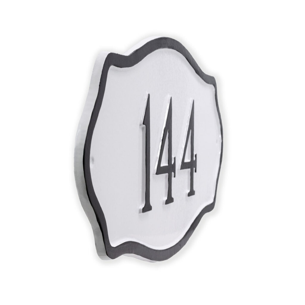 Hampton Estate Address Plaque – Montague Metal Products