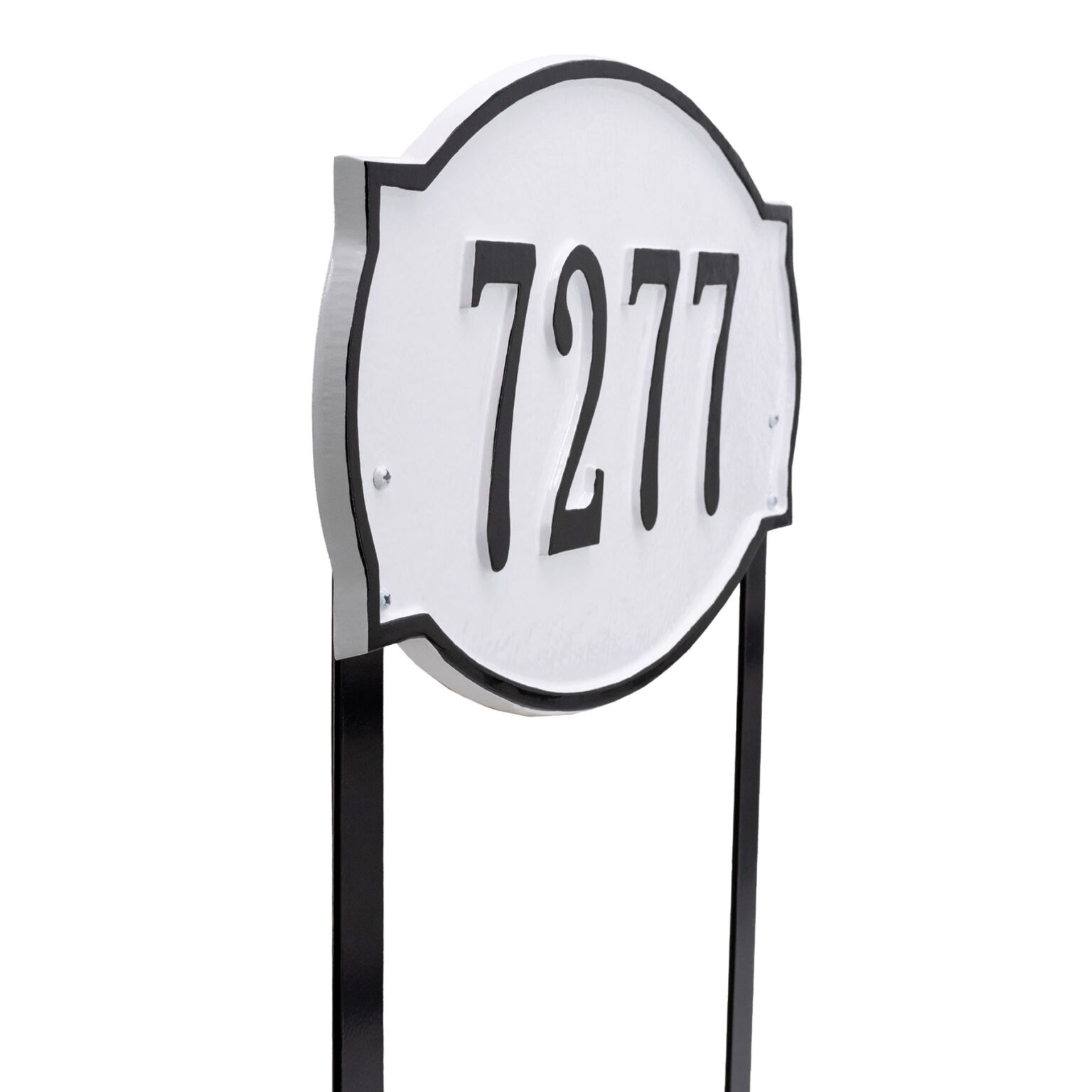 Cambridge Standard One Line Address Sign Plaque with Lawn Stakes ...