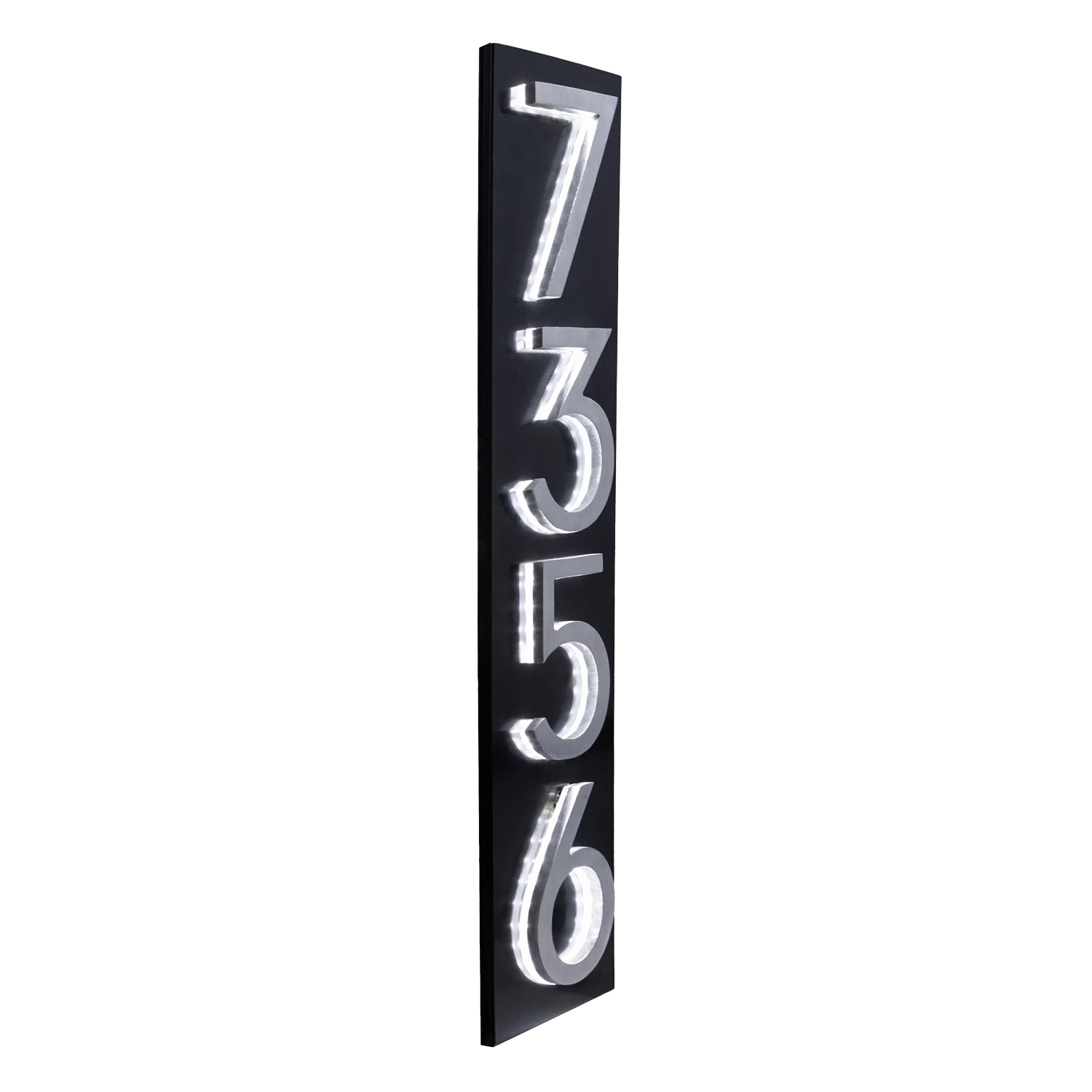 10 Inch House Number Plaque Montague Metal Products 10 Inch Aluminum ...